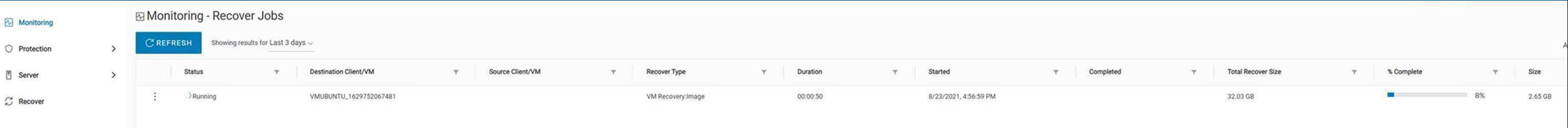 NVP vProxy: DR NetWorker server/vCenter produces error "Waiting before re-attempting to get ...