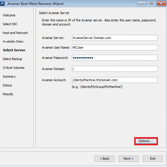 Avamar BMR - Enabling debug in Avamar Bare Metal Recovery Wizard | Dell US Avamar BMR - Enabling debug in Avamar Bare Metal Recovery Wizard | Dell US
