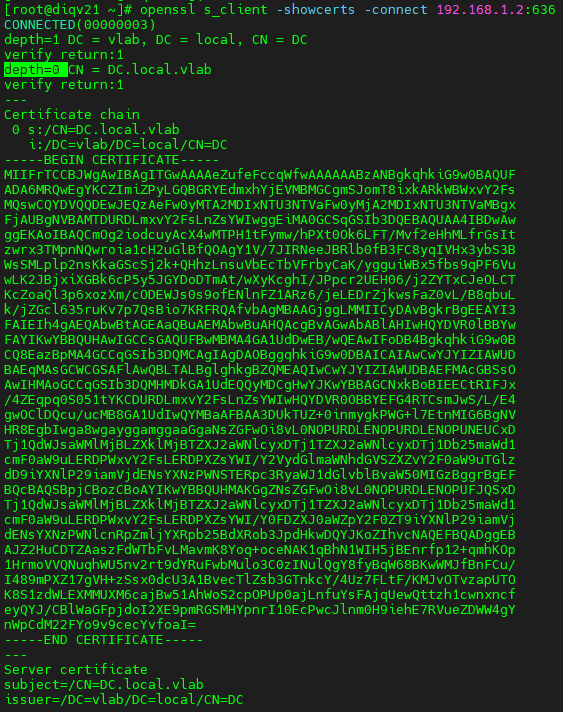 PowerScale: Isilon: DataIQ - Setting up LDAPS using Openssl | Dell Thailand