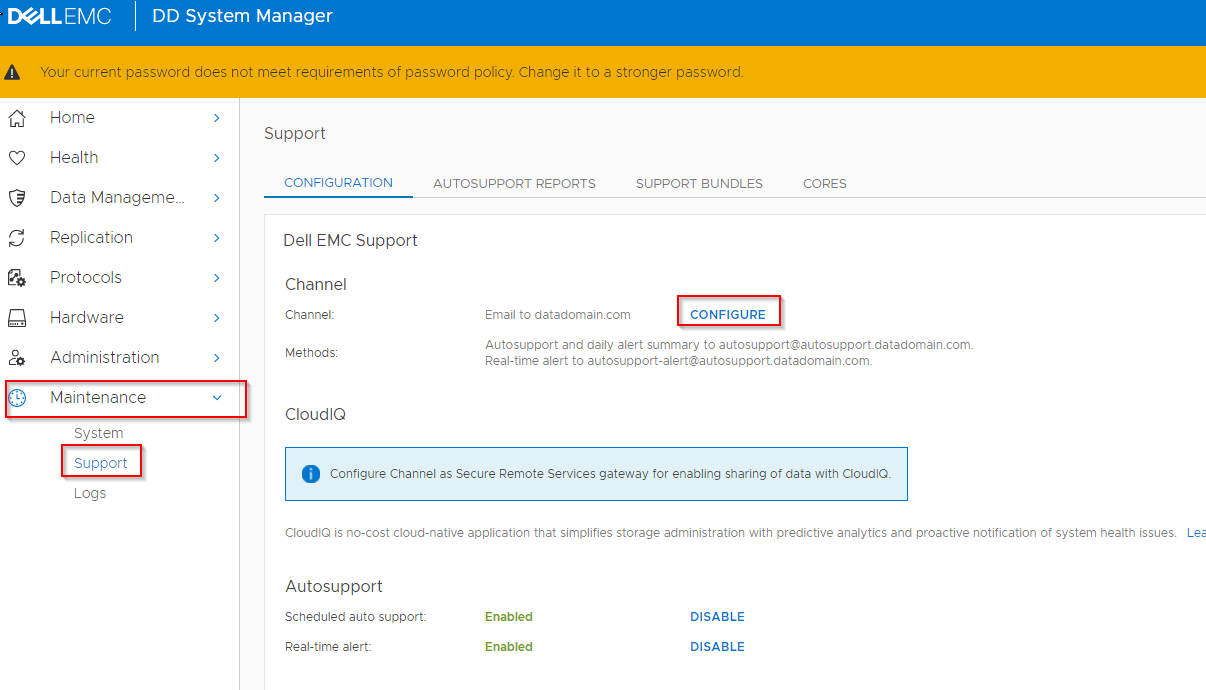 Data Domain How to add / register a Data Domain to a ESRS gateway | Dell US