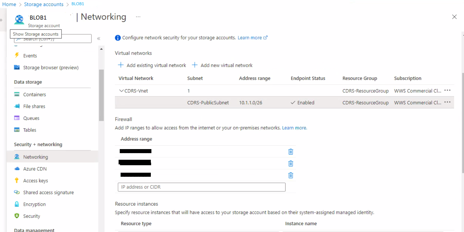 Cloud Disaster Recovery - CDRS RestoreService-ResourceGroup group ...