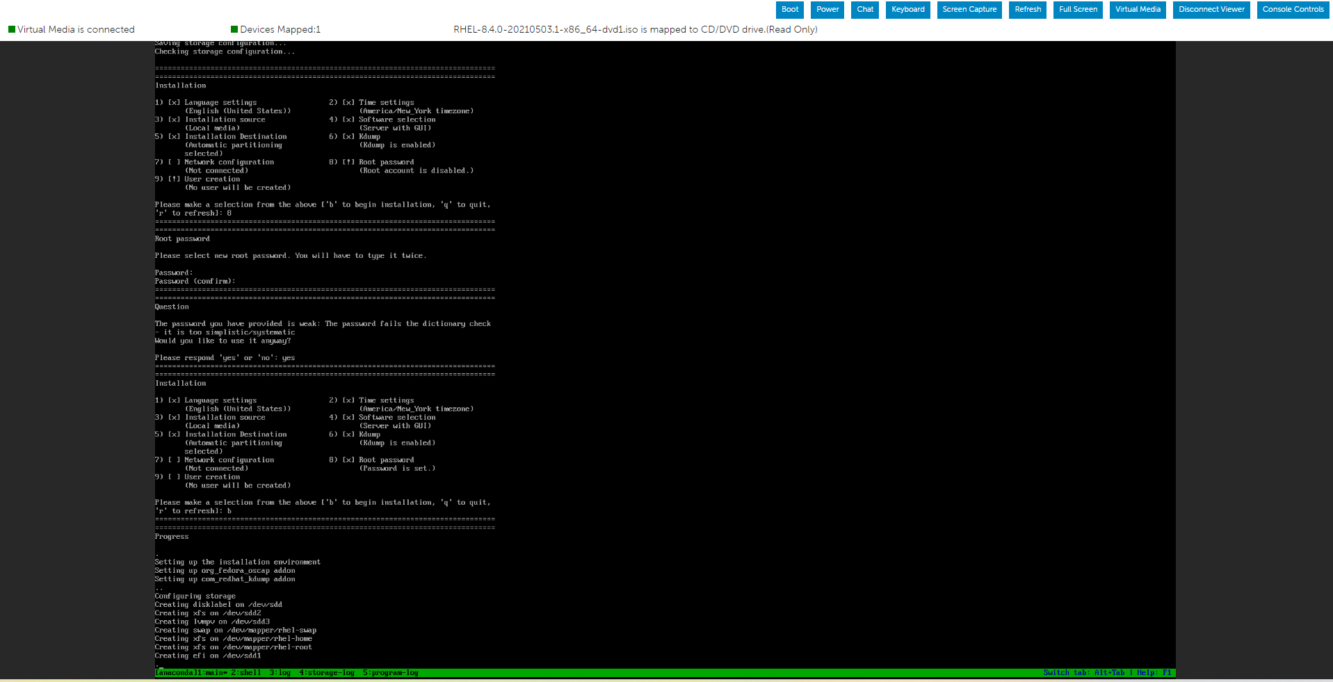 How to install Red Hat Enterprise Linux Operating System using Text Mode | Dell US