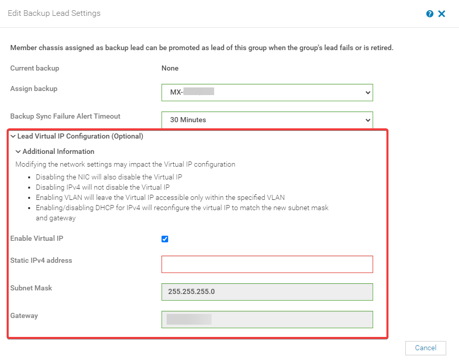 PowerEdge MX7000: How to Define a Backup Lead Chassis | Dell US