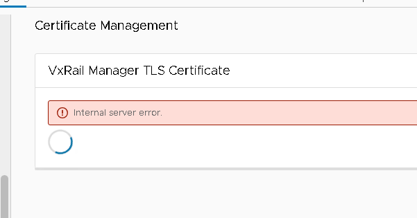 Dell VxRail: Wenn Sie das VxRail-Plug-in-Zertifikat und die Registerkarte "Troubleshooting ...
