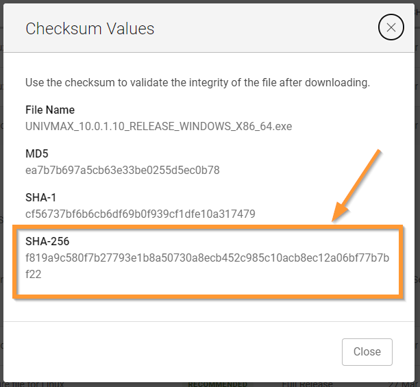 How to check the SHA-256 checksum - Unisphere for PowerMax | Dell US