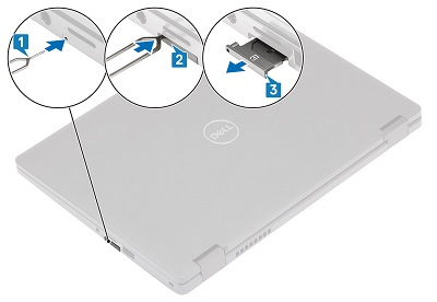 Latitude 5300 2-in-1 & 5400 Chromebook: SIM card installation and ...