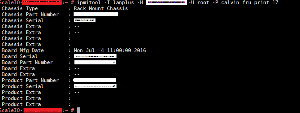 PowerFlex ScaleIO VxRack: How to install ipmitool to get a TLA number | Dell US