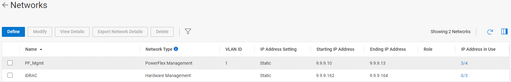 PowerFlex 4.X - Unable To Import VCenter Networks | Dell Australia PowerFlex 4.X - Unable To Import VCenter Networks | Dell Australia