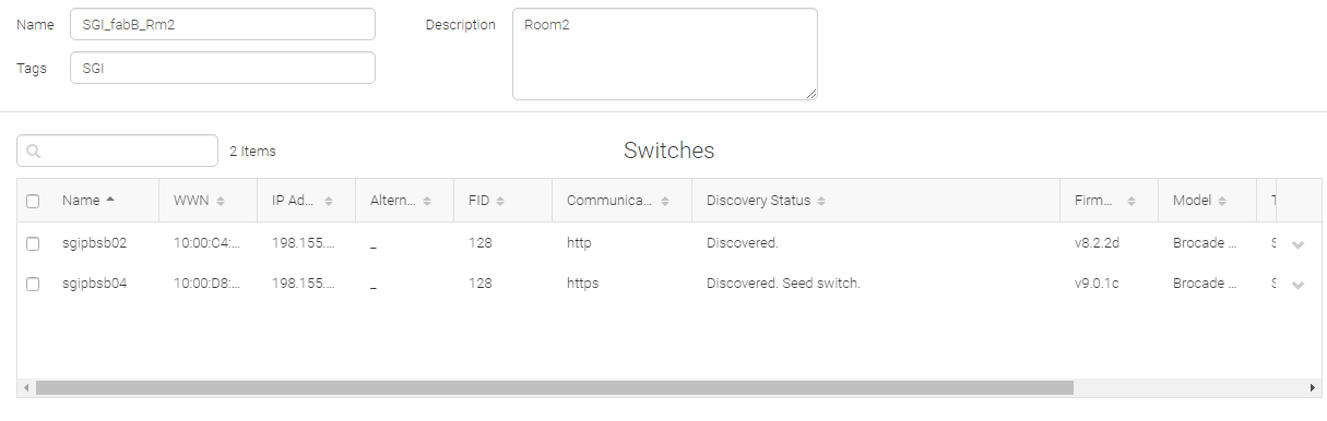 Connectrix: San Nav: Switch status reports "Current seed switch is not recommended, change the ...