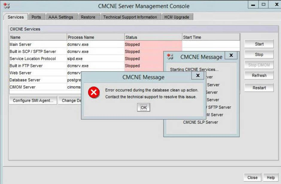 Connectrix Brocade: Connectrix Manager Converged Network Edition UI fails with Server not ...
