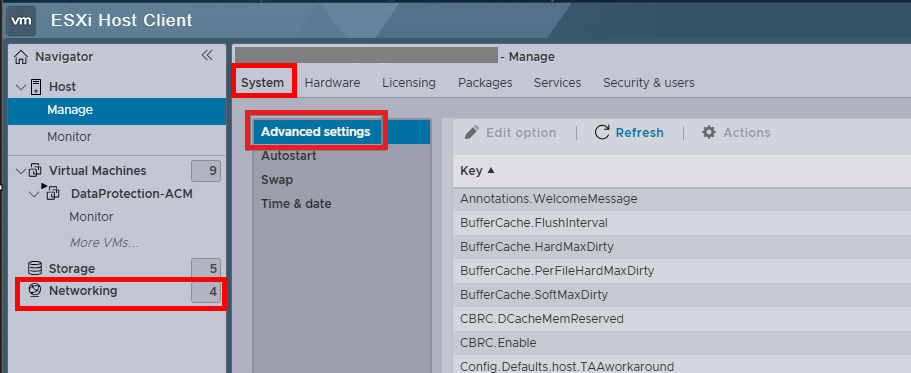 IDPA: Configuration of remote logging from ESXi to remote server Syslog forwarding | Dell US