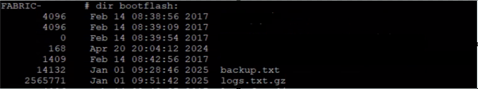 Connectrix Cisco: Switch backup and log capture using the USB stick ...