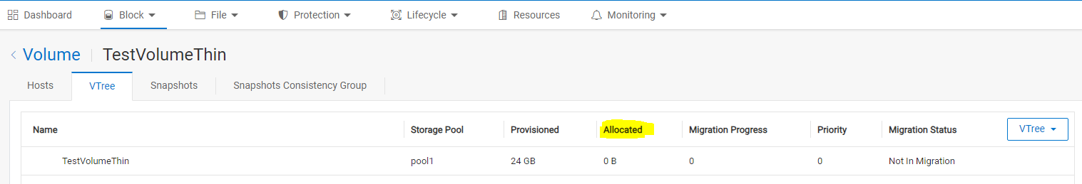 PowerFlex How To Find The Space Usage Of a Volume | Dell US