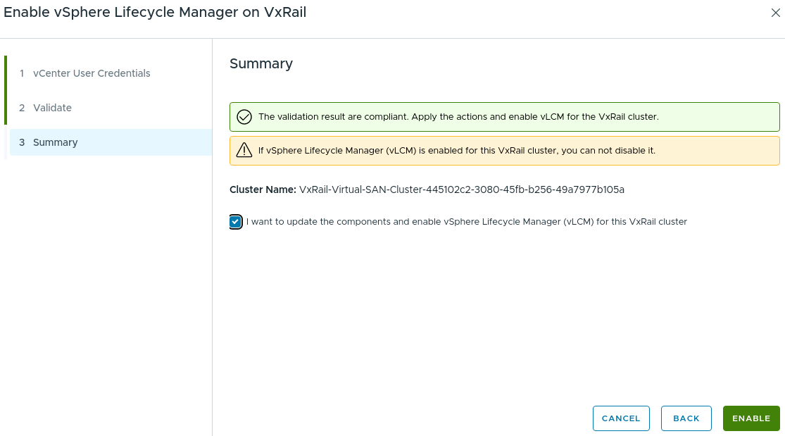 VxRail: How to enable vSphere Lifecycle Manager (vLCM) mode | Dell US
