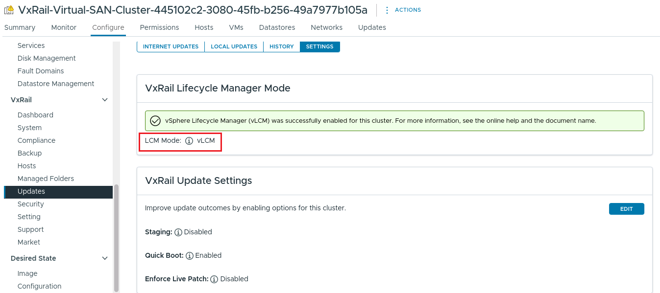 VxRail: How to enable vSphere Lifecycle Manager (vLCM) mode | Dell US
