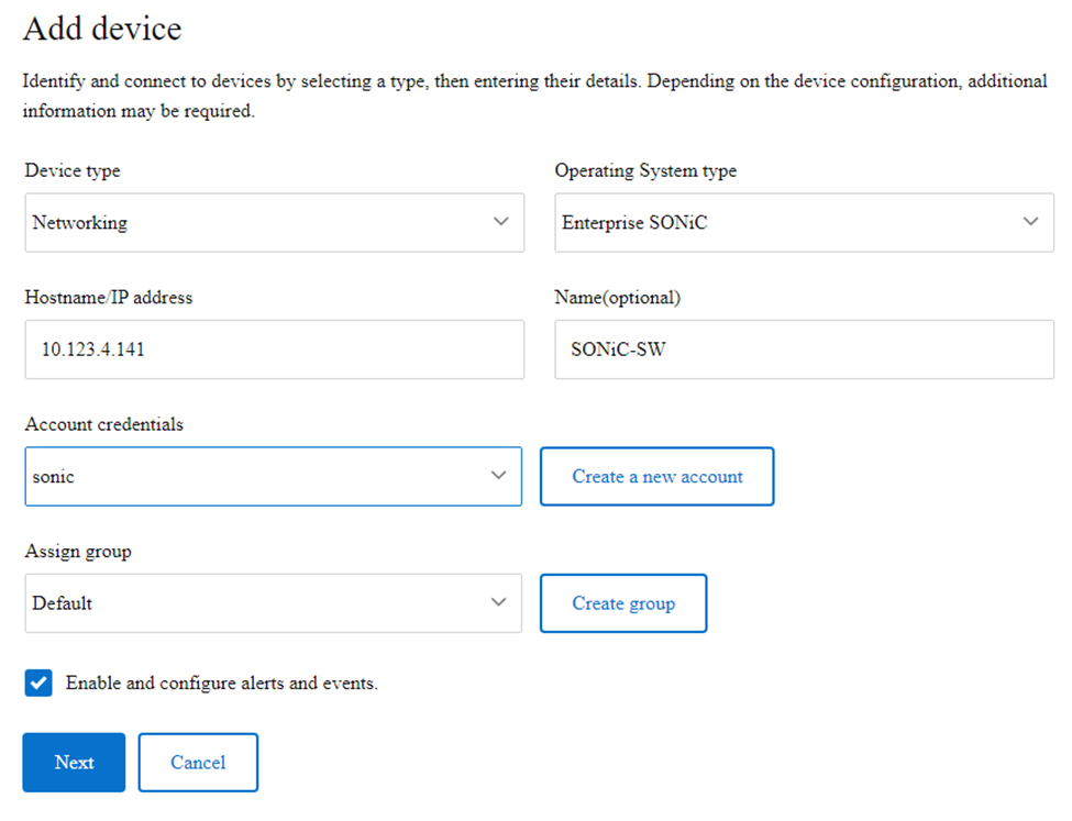 Dell Networking | SONiC | Failure to Register SONiC Switch into SCG ...