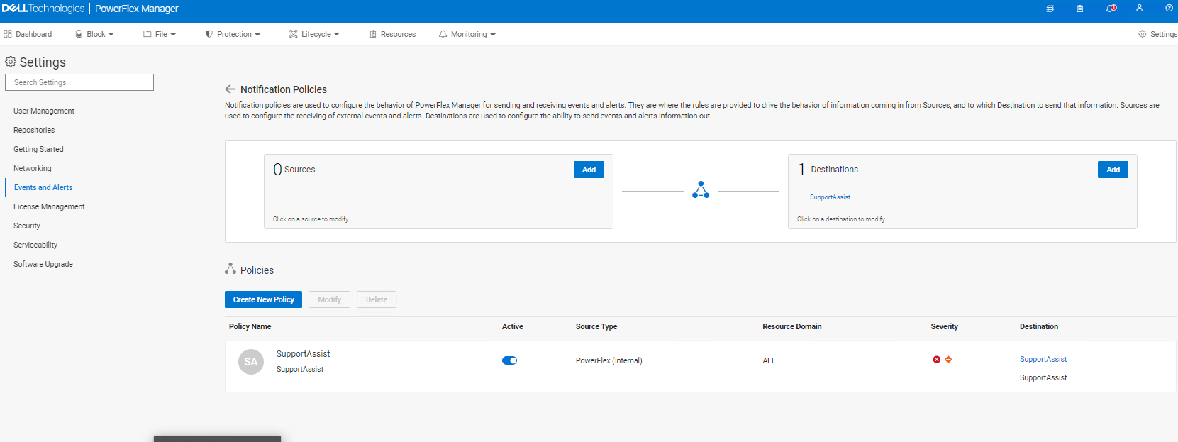 PowerFlex Manager: SCG Gateway shows no connected devices when ...