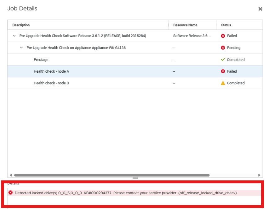 PowerStore: Per-Upgrade Health Check to Detect if a Drive is Locked | Dell US