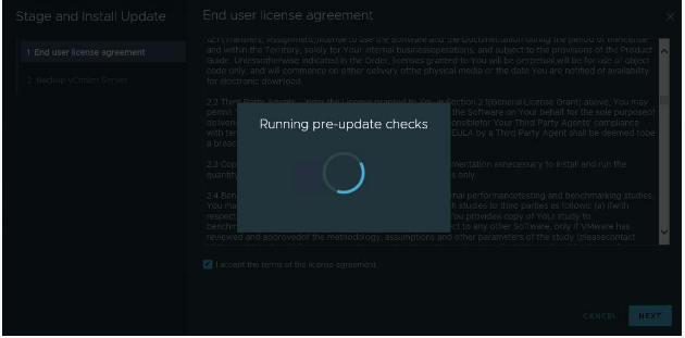 PowerEdge: How to Upgrade vCenter Server Appliance 7.0 U1a to 7.0 U2b ...