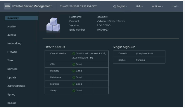 PowerEdge: How to Upgrade vCenter Server Appliance 7.0 U1a to 7.0 U2b ...