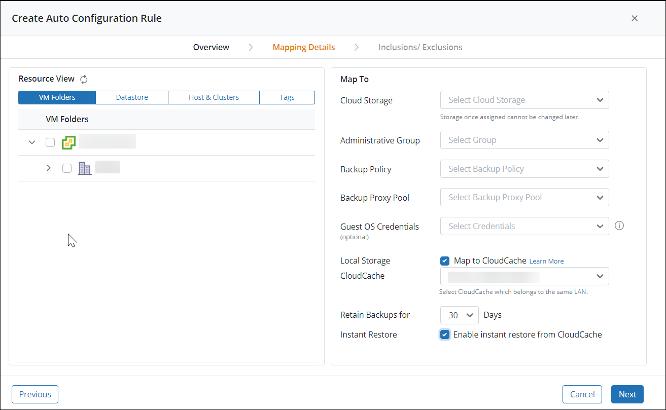 APEX, PPBS: How to Set Auto-Configuration Rules for Virtual Machine Backups | Dell Singapore