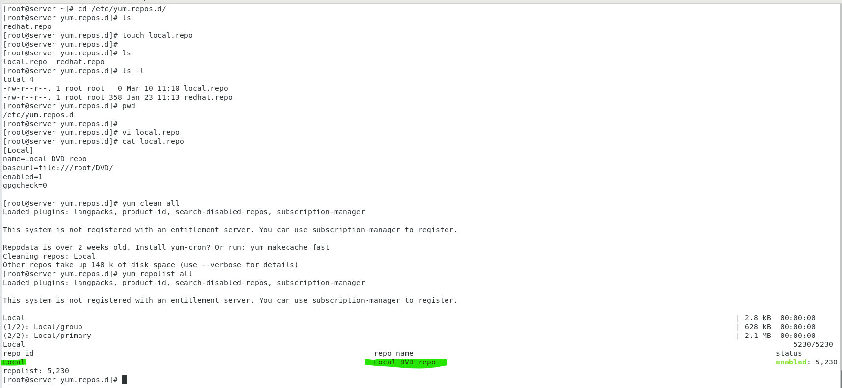 RHEL: Instructions for setting up a local YUM repository in RHEL and How to collect an sosreport ...