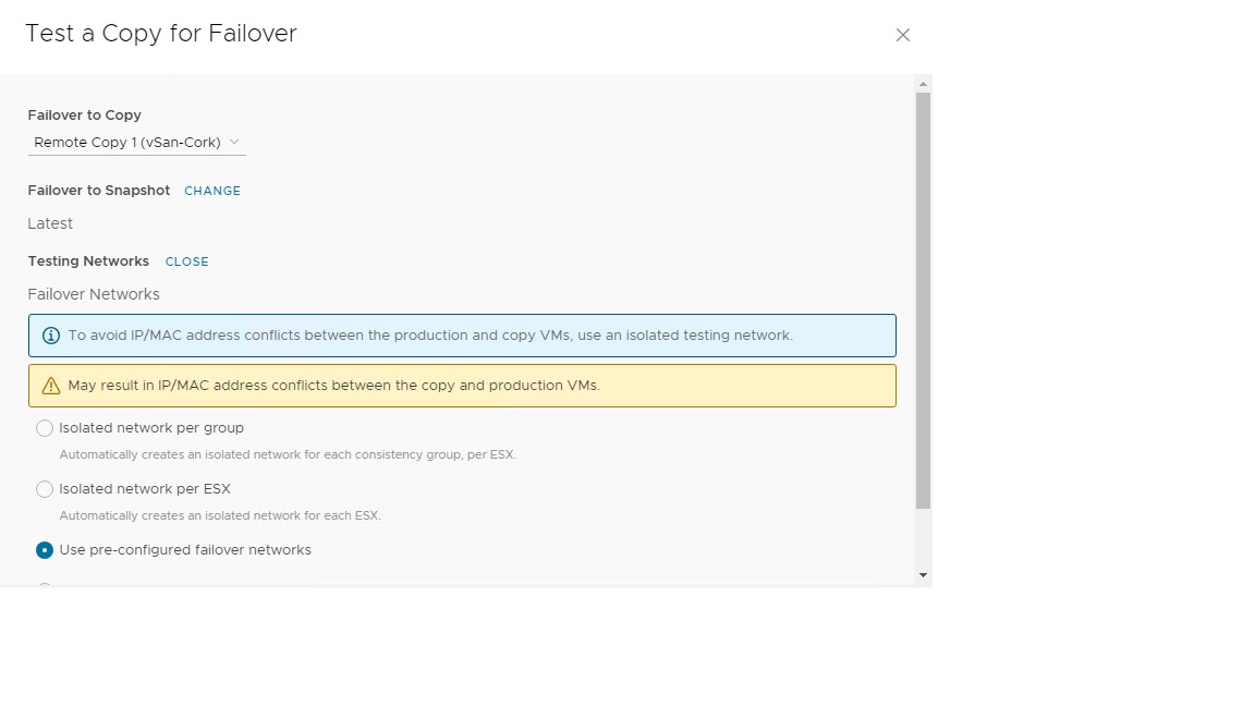 RecoverPoint for Virtual Machines: 재해 발생 시 페일오버를 수행하는 방법 | Dell 대한민국