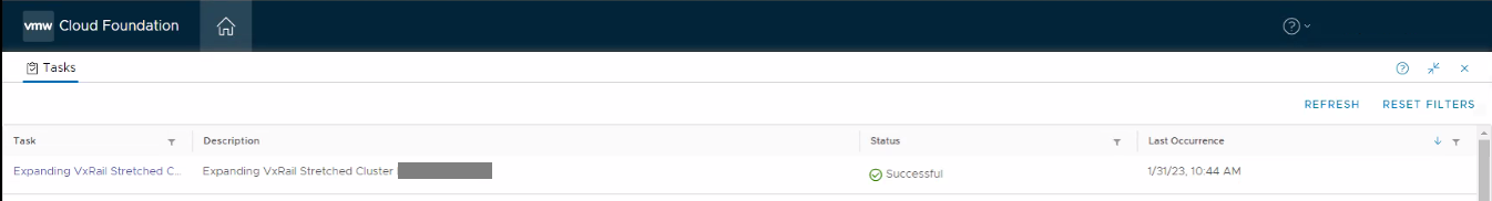 Dell VCF on VxRail - Expanding VxRail Stretched Cluster workflow fails ...