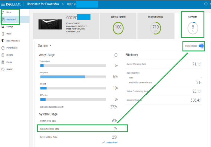 PowerMax、VMAX 全闪存、VMAX3：Replication Data Pointer (RDP) 空间即将达到容量阈值 | Dell 中国