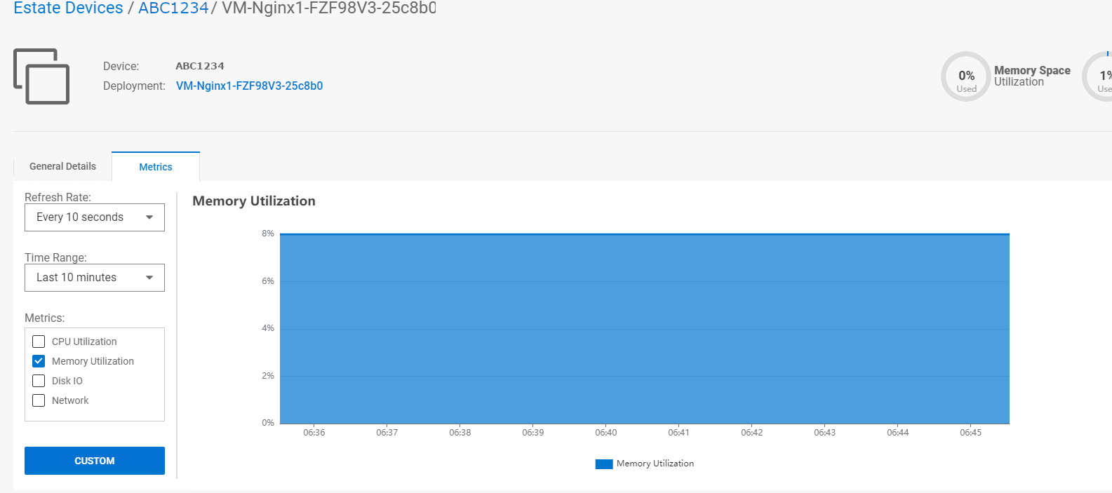 Dell Nativeedge Vm Memory Utilization Statistic Missing For Windows Based Virtual Machines