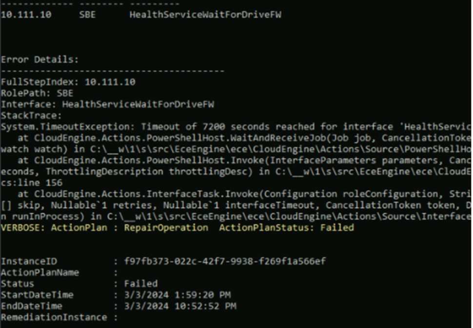 Dell APEX Cloud Platform for Microsoft Azure: Die Node-Reparatur ...