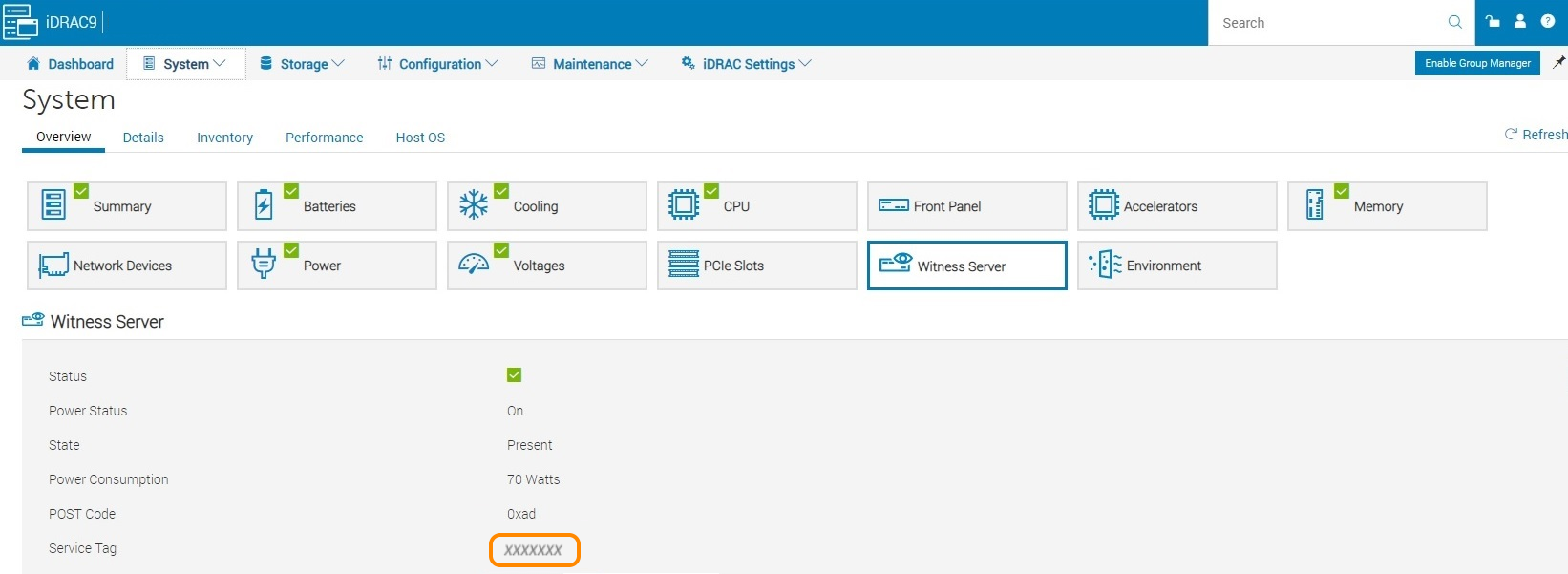 VxRail VD 4000w witness sled has incorrect service tag | Dell Timor-Leste