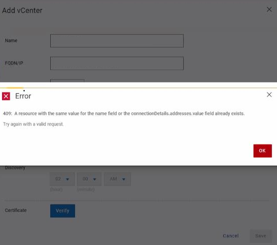 Powerprotect Data Manager Vmware Virtualization Unable To Integrate Ppdm With Vcenter
