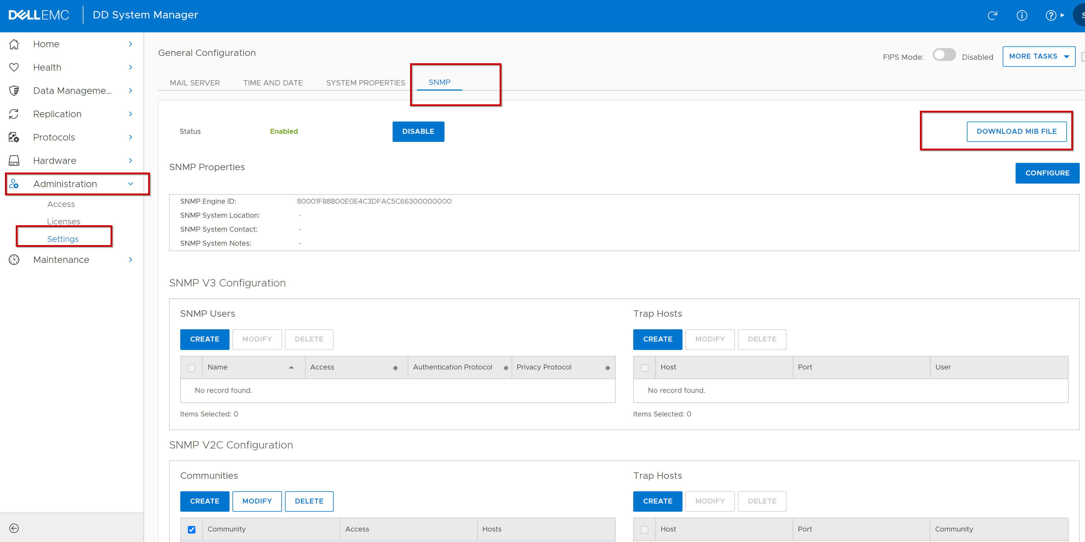 Data Domain: Managing SNMP | Dell US
