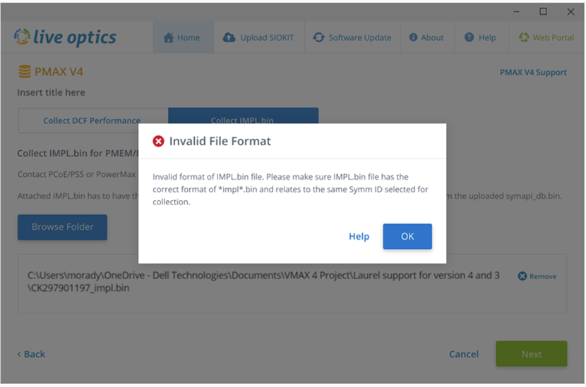 Live Optics, VMAX/PowerMax: Generate a PowerMax v4 Storage Array ...