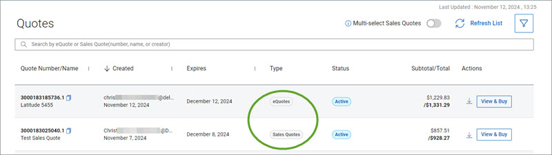 Premier Sales Quotes | Dell US