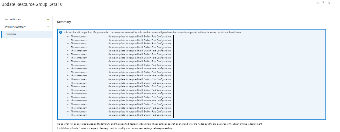 PowerFlex Management Platform: Add Existing Resource Group Lifecycle ...