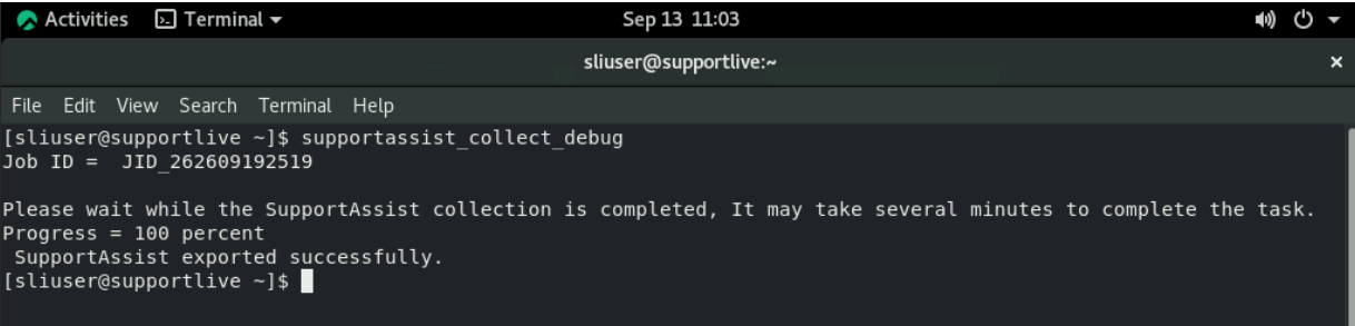 PowerEdge: How To Gather TSR with Debug logs using Rocky Linux Based SLI Image | Dell Philippines