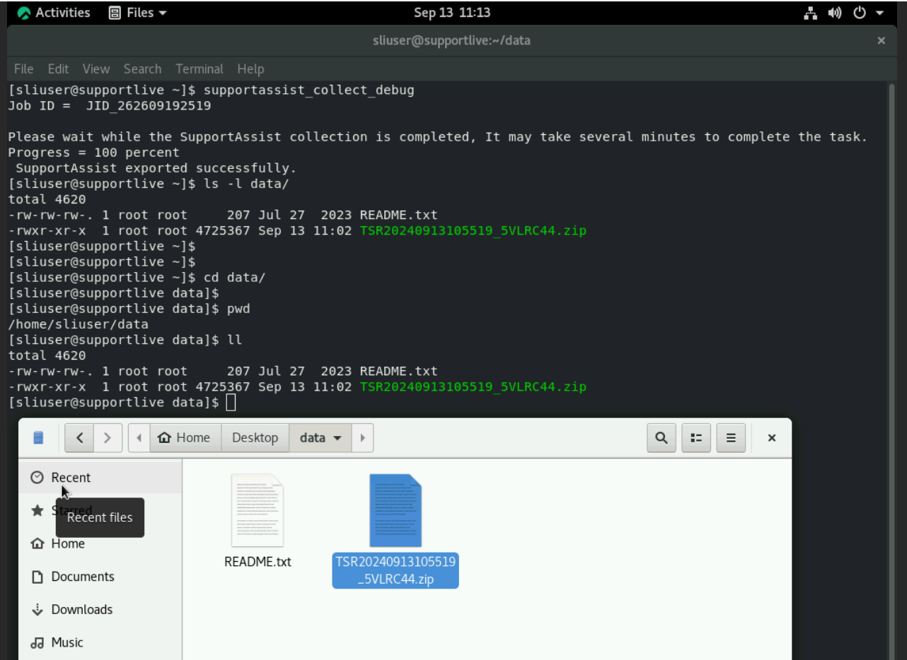 PowerEdge: How To Gather TSR with Debug logs using Rocky Linux Based SLI Image | Dell Sierra Leone