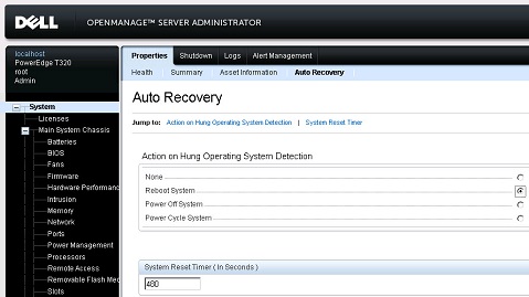 OpenManage System Administrator: How to Modify Automated System ...