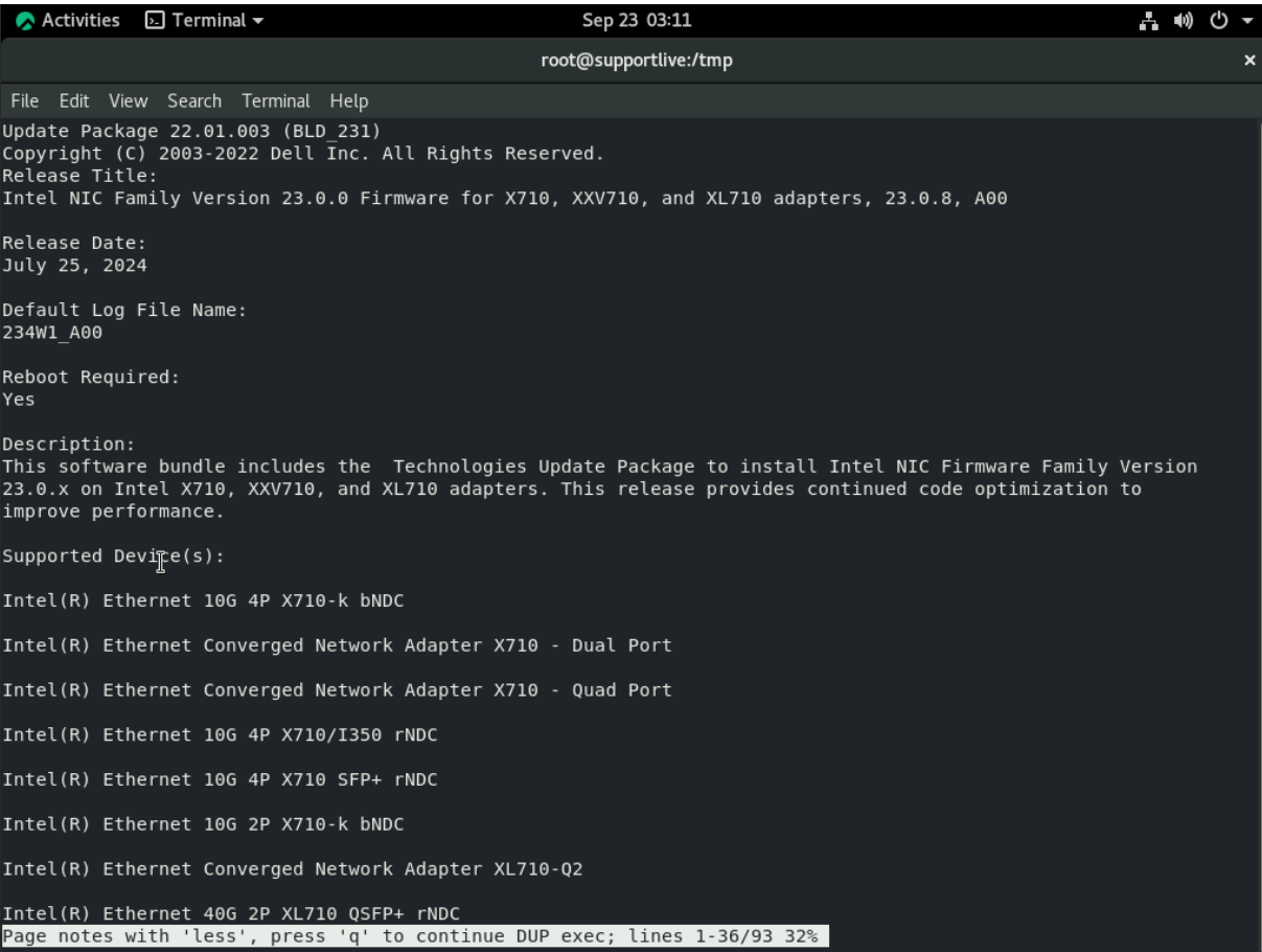 PowerEdge: Actualización del firmware mediante Dell Support Live Image ...