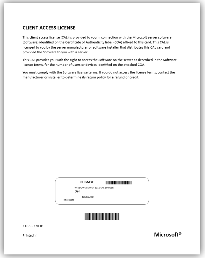 PowerEdge: Windows Server Licensing Concepts | Dell US