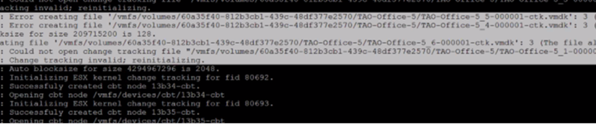 VMware: Virtual Machine failed to power-on due to disk consolidation(snapshot) issue. | Dell US