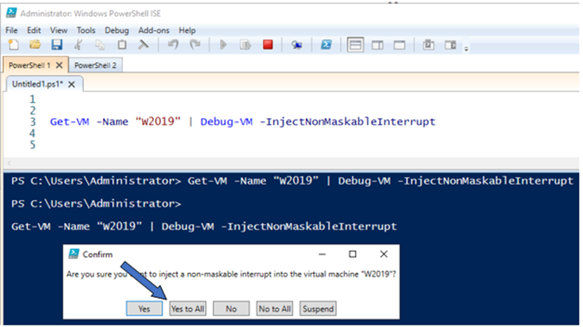 PowerEdge: Force Manual Memory Dump on Windows Hyper-V Virtual Machine | Dell US