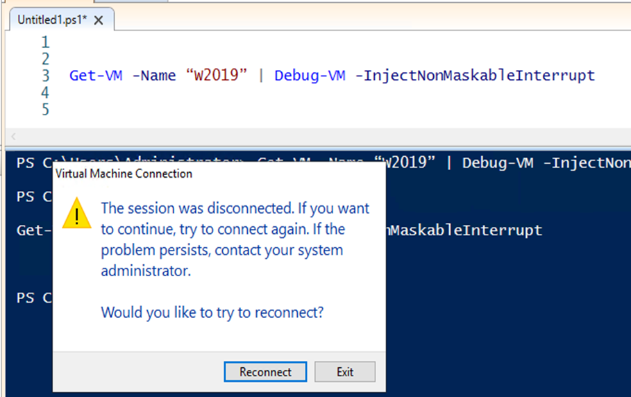 PowerEdge: Force Manual Memory Dump on Windows Hyper-V Virtual Machine ...