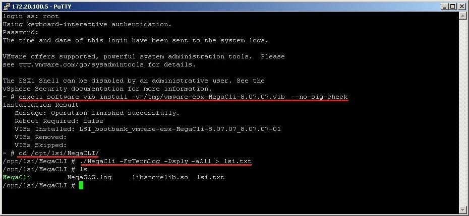 PowerEdge: Extracting the RAID-Controller Logs using MegaCLI | Dell US