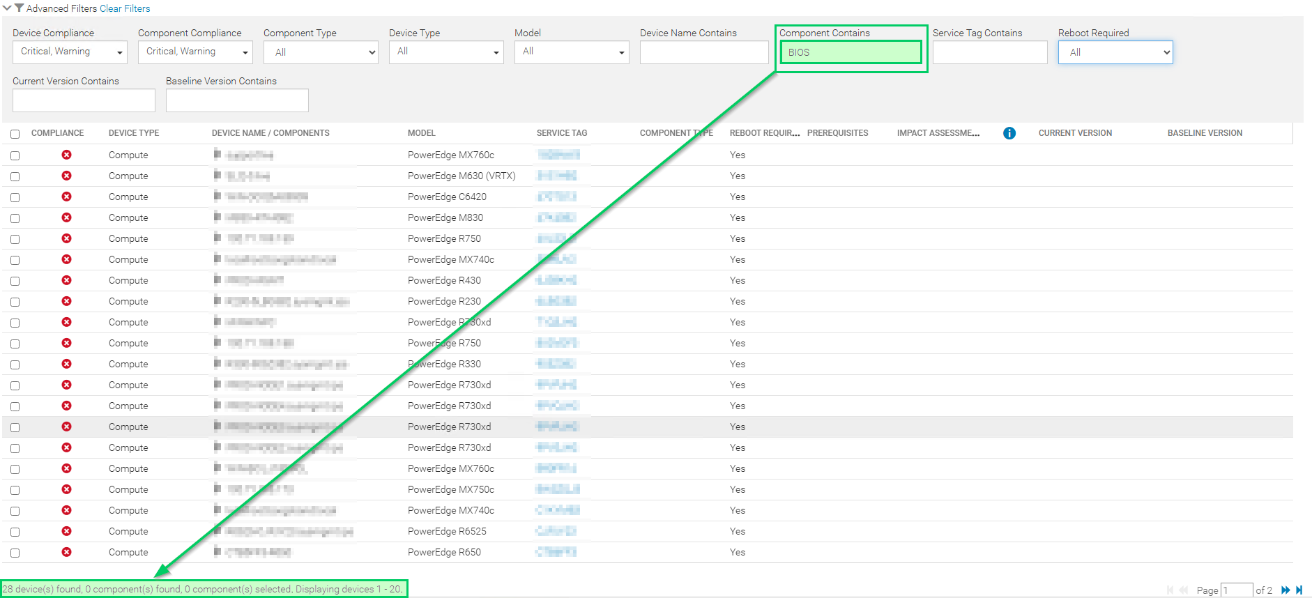 OpenManage Enterprise 4.3.x: Firmware Compliance 'Reboot Required ...