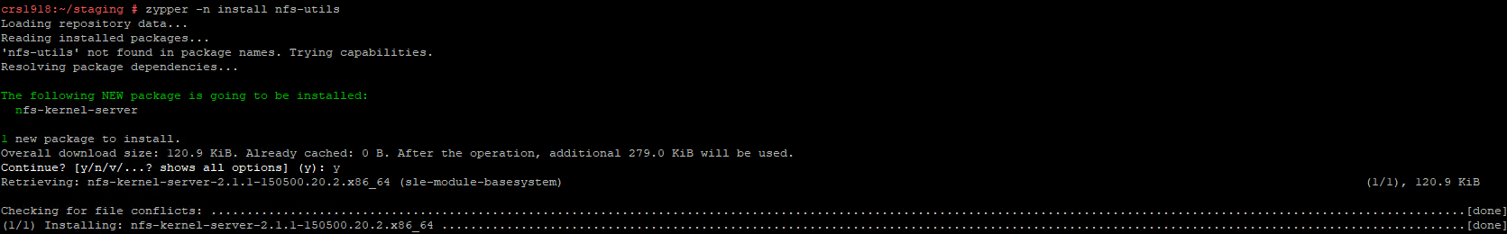 PowerEdge: How to Install Cyber Recovery on SuSe Linux 15 SP5 | Dell India