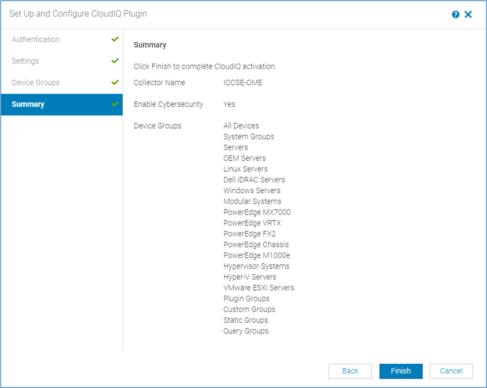 CloudIQ: General Procedures to Onboard PowerEdge Systems to CloudIQ/Cybersecurity Onboarding ...