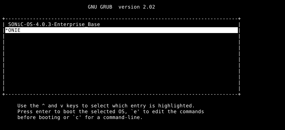 Dell Networking SONiC OS Fresh Install using ONIE Install | Dell Canada